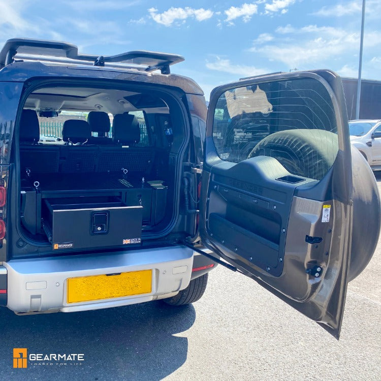 Gearmate Single Drawer with drawer extension Land Rover Defender 110 2 ...